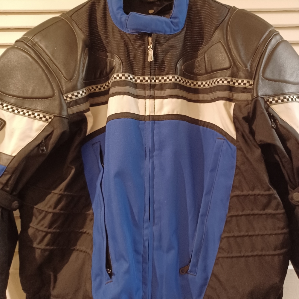 First Gear Motorcycle Racing Jacket Sz Xl - Gem
